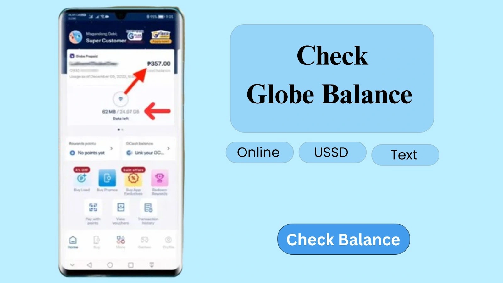 How To Check Balance In Globe | Globe Data & Balance Inquiry